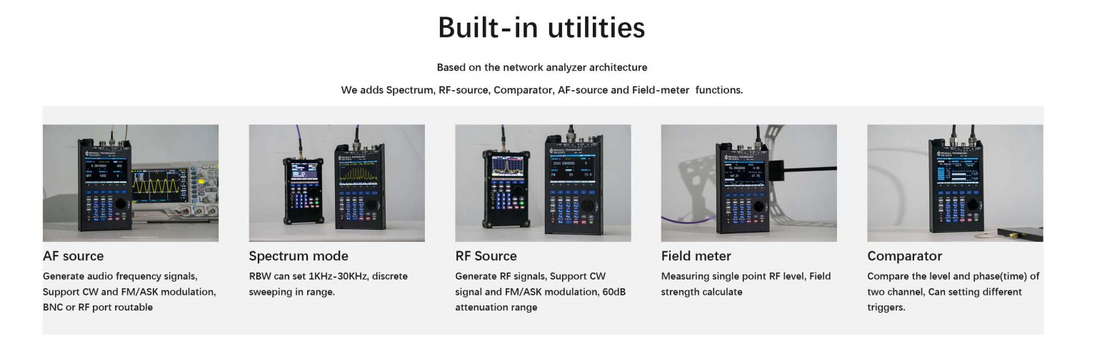 MEASALL Dual Ports Handheld Network Analyzer KC901K 5kHz-4GHz | DEEPACE