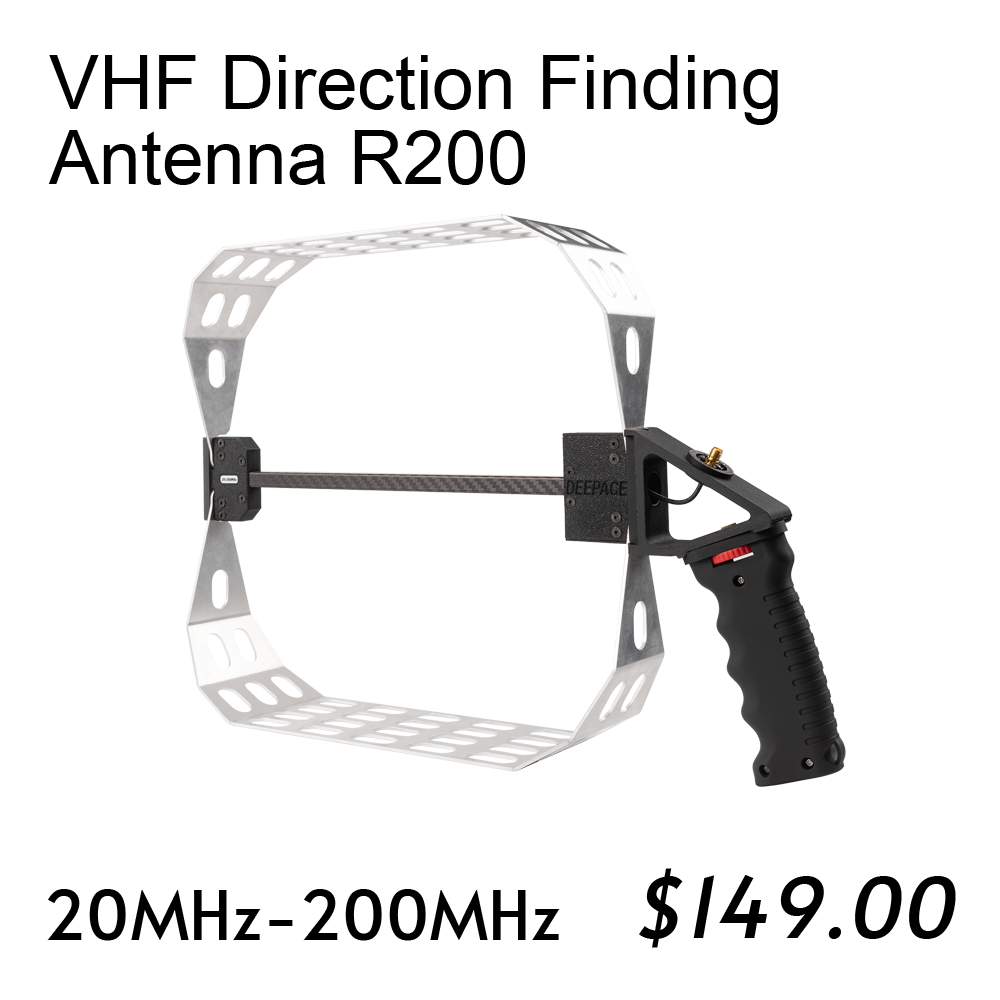 DEEPACE VHF Direction Finding Antenna R200 20MHz-200MHz | DEEPACE