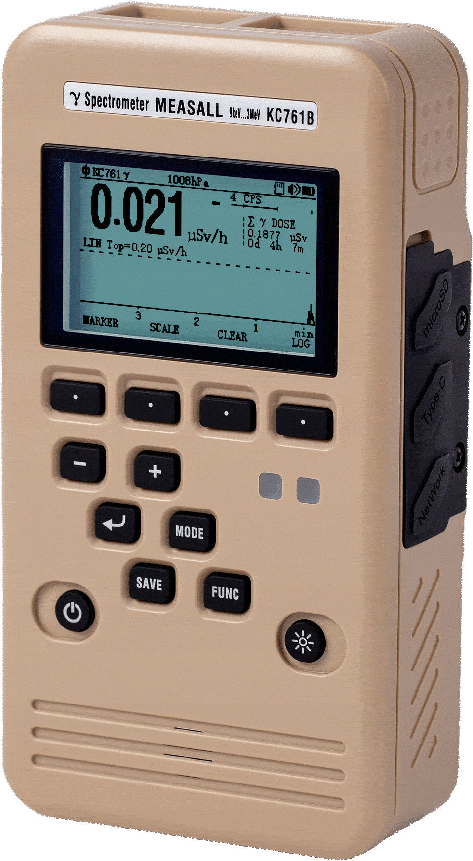KC761 Handheld Radiation Spectrometer