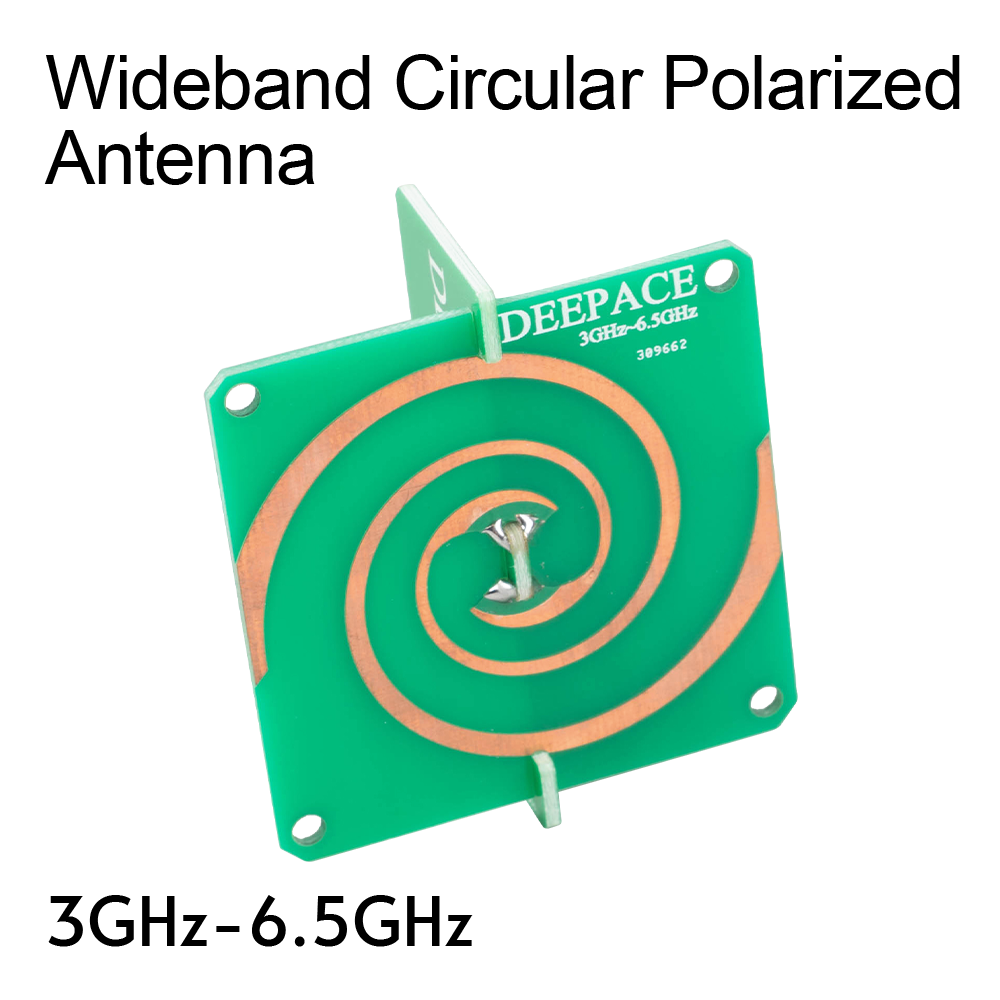 DEEPACE Wideband Circular Polarized Antenna UWB-3 3GHz-6.5GHz | DEEPACE